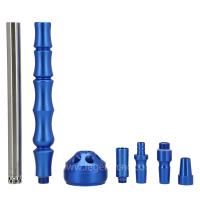 China 6 Holes Shisha CNC Machining Products , 360° Rotate Egyptian hookah for sale