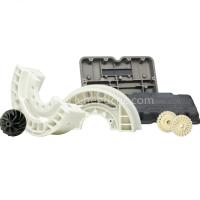 China High Precision Plastic Machined Components With Sandblasting Surface Treatment for sale