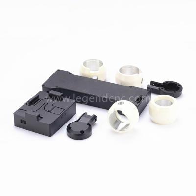 China OEM CNC Turned Machined Plastic Components POM PTFE PMMA PEEK Material for sale