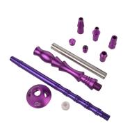 China Modern Aluminum Hookah Shisha Six Colors Narguile Nargile Smoking Water Pipe Backpack Gift for sale