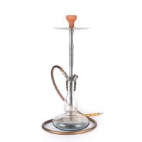 China PVD Coating Glass Hookah with Safety Packaging for sale