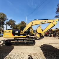 China Used Caterpillar 320D Hydraulic Excavator 20ton Weight 103kw Rated Power Original Version for sale