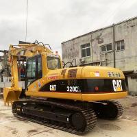 China Used Caterpillar 320CL hydraulic Excavator 110kw Rated Power 0.8m³ Bucket Capacity for sale