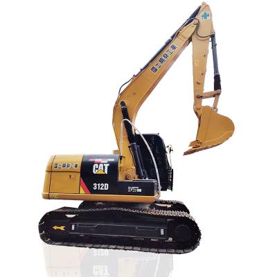 China Used Caterpillar 312D Excavator Small Size Digger 0.53m³ Bucket Capacity 72kw Rated Power for sale