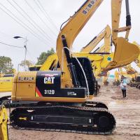 China Used Caterpillar 312D Excavator Small Size Digger 0.53m³ Bucket Capacity 72kw Rated Power for sale