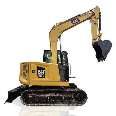 China Used Caterpillar 307.5 Hydraulic Excavator 145L Fuel Tank CATC2.4T Engine High Efficiency for sale