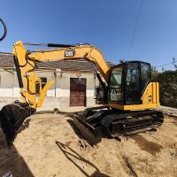 China Used Caterpillar 307.5 Crawler Excavator 7.5ton Weight 42kw Rated Power Quality Guaranteed for sale