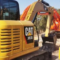China Used Caterpillar 305.5E Excavator 0.22m³ Bucket Capacity 34kw Rated Power Quality Guaranteed for sale