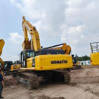 China 45 Ton Second Hand Komatsu Excavators Powerful Cummins Engine 257kw Rated Power for sale