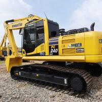 China Used Middle Size Komatsu PC240 Excavator 1.2m³ Bucket Capacity  400L Large Fuel Tank for sale