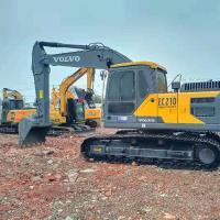 China EC210 Used Volvo Excavators 123kw Rated Power 300L Large Fuel Tank for sale