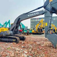 China EC210 Used Volvo Excavators 123kw Rated Power 300L Large Fuel Tank for sale