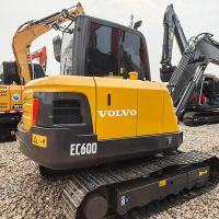 China Used Volvo EC60D Excavator Original Components 37KW Second Hand Small Excavators For Sale for sale