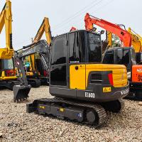 China Used Volvo EC60D Excavator Original Components 37KW Second Hand Small Excavators For Sale for sale
