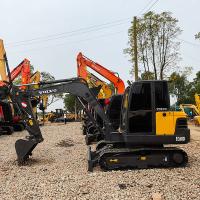 China Used Volvo EC60D Excavator Original Components 37KW Second Hand Small Excavators For Sale for sale