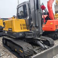 China Volvo EC60 Crawler Excavators Used 6 Ton 0.23m3 Bucket 37KW Used 6 Ton Excavator For Sale for sale
