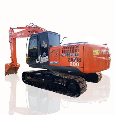China High Efficiency Used Hitachi ZX200-3 Excavator Original ISUZU Engine 122kw Rated Power for sale