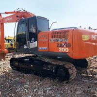 China High Efficiency Used Hitachi ZX200-3 Excavator Original ISUZU Engine 122kw Rated Power for sale