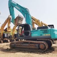 China Used Kobelco SK350 Excavator 1.6m3 Bucket Capacity 580L Large Fuel Tank Original Components for sale