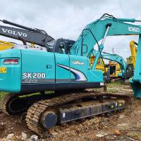 China Used Kobelco SK200-8 Excavator 0.8m3 Bucket Capacity 114KW Rated Power 370L Large Fuel Tank for sale