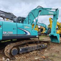 China Japanese Original Used Kobelco SK200 Excavator Original 110kw Old Kobelco Excavator for sale