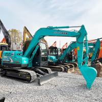 China Used Kobelco SK75 Excavator Original ISUZU Engine 42kw Second Hand Kobelco Excavators for sale