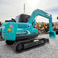 China Used Kobelco SK75 Excavator Original ISUZU Engine 42kw Second Hand Kobelco Excavators for sale