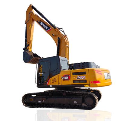 China Hydraulic Used SANY SY235 Excavator 129kw Rated Power Middle Size Digger Original Version for sale