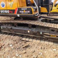 China SANY SY215 Used Track Excavator Middle Size 118KW Rated Power Mitsubishi 4M50 Engine for sale