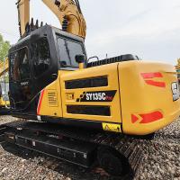 China SANY SY135 Used Small Excavator 73kw Rated Power 0.6m3 Bucket Capacity 240L Large Fuel Tank for sale