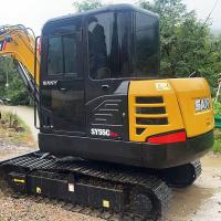 China SANY SY55 Mini Excavators Used 36kw Rated Power 0.25m3 Bucket Capacity for sale
