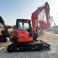 China 5.5 Ton Used Kubota Excavators Small Size 0.24m3 Bucket Capacity Original Version for sale
