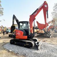 China 5.5 Ton Used Kubota Excavators Small Size 0.24m3 Bucket Capacity Original Version for sale