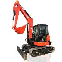 China 5.5 Ton Used Kubota Excavators Small Size 0.24m3 Bucket Capacity Original Version for sale