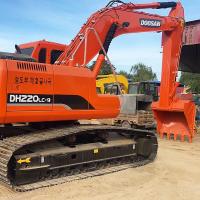 China DH220-9 Used Doosan Excavators 1.05m3 Bucket Capacity 115kw Rated Power for sale
