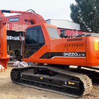 China DH220-9 Used Doosan Excavators 1.05m3 Bucket Capacity 115kw Rated Power for sale