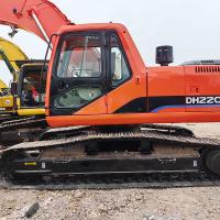 China DH220-7 Used Doosan Excavators 1.1m3 Bucket Capacity 108kw Rated Power for sale
