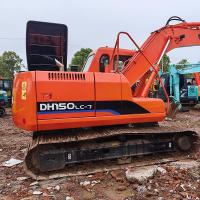 China Used Doosan DH150-7 Excavator 0.75m3 Bucket Capacity 15 Tonnage Weight for sale