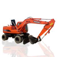 China Doosan DX150-7 Used Wheel Excavator 0.6m3 Bucket Capacity 86kw Rated Power for sale