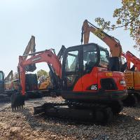 China Crawler DX60 Used Doosan Excavators 95% New 40KW Rated Power 0.21m3 Bucket Capacity for sale