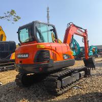 China Crawler DX60 Used Doosan Excavators 95% New 40KW Rated Power 0.21m3 Bucket Capacity for sale