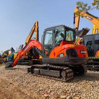 China Crawler DX60 Used Doosan Excavators 95% New 40KW Rated Power 0.21m3 Bucket Capacity for sale