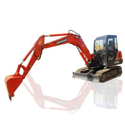 China DH55 Used Doosan Excavators 36KW Rated Power 0.2m3 Bucket Capacity High Efficiency for sale