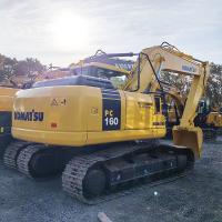 China Japanese Original PC160 Komatsu Used Mini Excavator 0.65m3 Bucket Capacity for sale