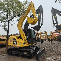 China Original Used Mini Excavator Komatsu PC70-8 Used Hydraulic Excavator 48.5KW Rated Power for sale