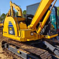 China Japanese Imported Original Used Compact Excavator Komatsu PC60-8 0.3m3 Bucket Capacity for sale
