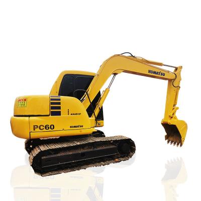 China Hydraulic Used Mini Excavator Komatsu PC60-7 0.3m3 Bucket Capacity for sale