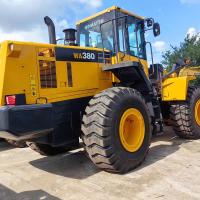 China Komatsu WA380Z-6 Used Loader 143kw Rated Power 17 Tonnage 300L Large Fuel Tank for sale