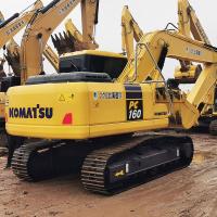 China Used Komatsu PC160-7 Hydraulic Excavators  82kw Rated Power Secondhand Komatsu Excavator for sale