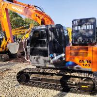 China Mini Used Hitachi ZX120 Excavator 12 Ton Original ISUZU Engine 66kw Rated Power for sale